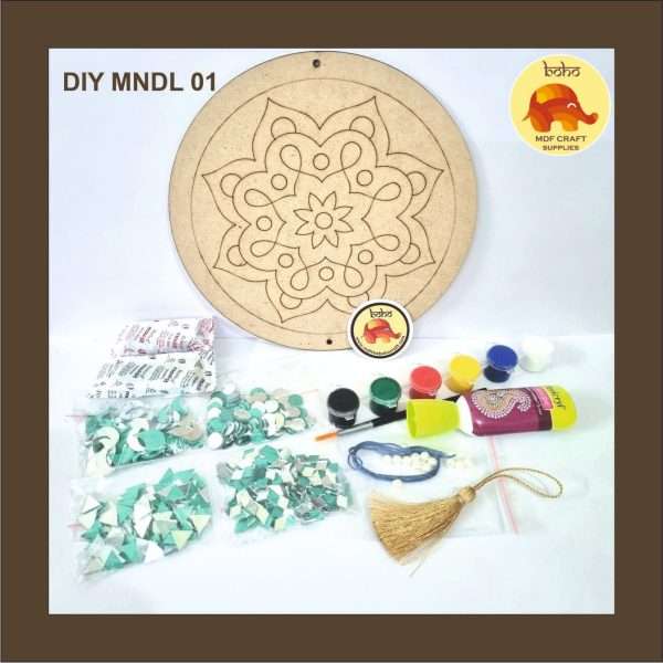 DIY MANDALA KIT 01 – MDF The Boho Craft